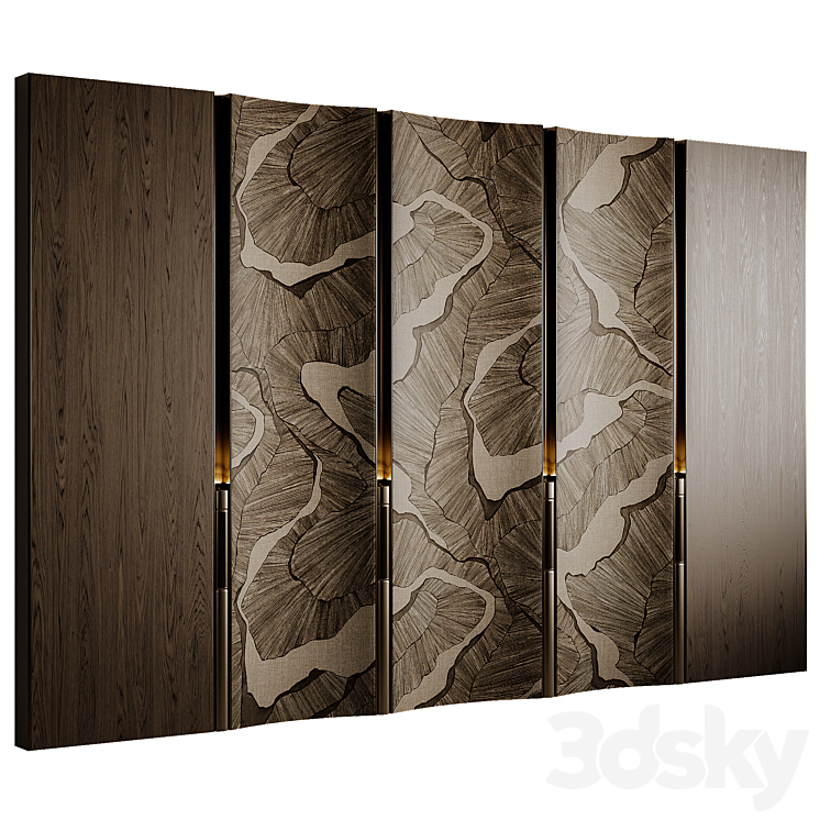Strata Wood Panels - Other decorative objects - 3D model