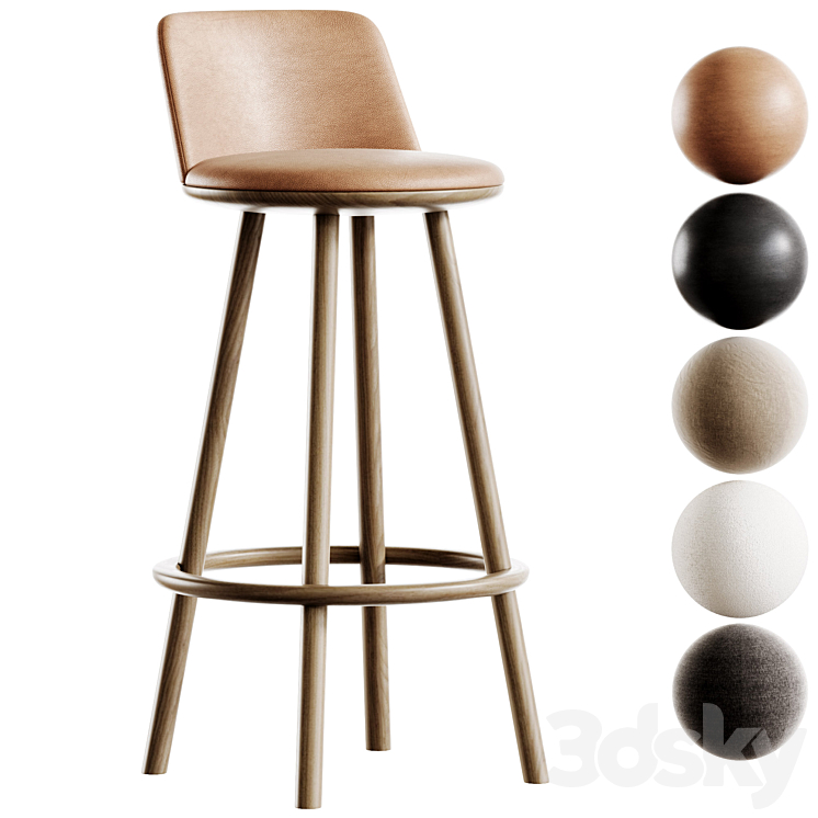 OVO Bar Chair By Benchmarkfurniture - Chair - 3D model