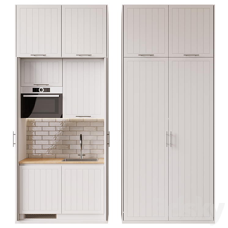 Mini kitchen - Kitchen - 3D model