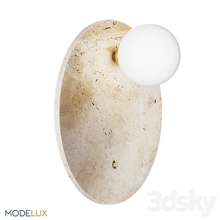 Wall lamp MODELUX MS.204.300 GD - Wall light - 3D model