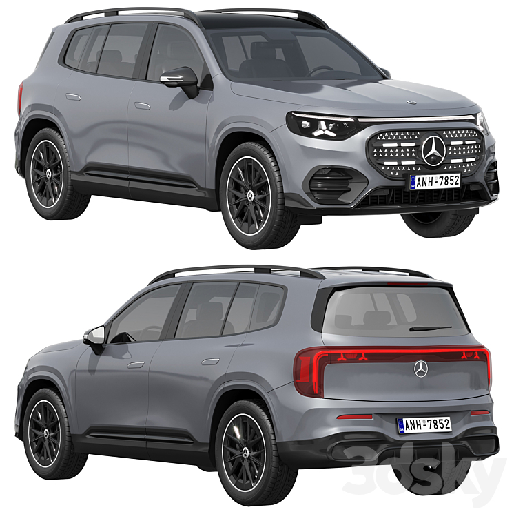 Mercedes-Benz GLB EQ AMG-Line 2027 - Ground Transport - 3D model