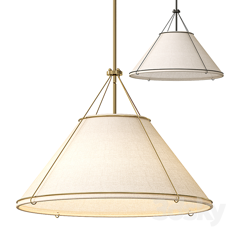 Lumina Cradle Ceiling Light - Pendant light - 3D model