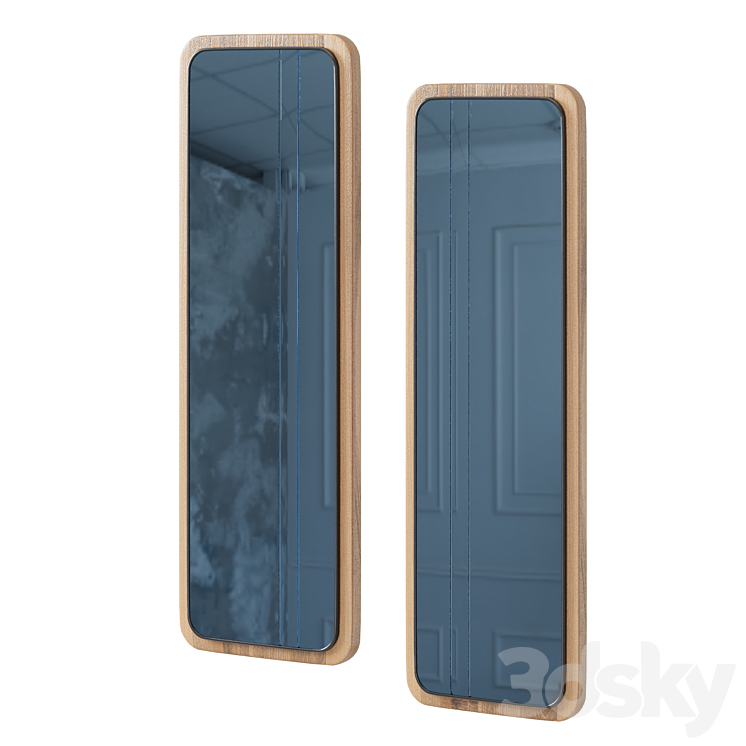 Tual Mirror by Medusa Home - Mirror - 3D model