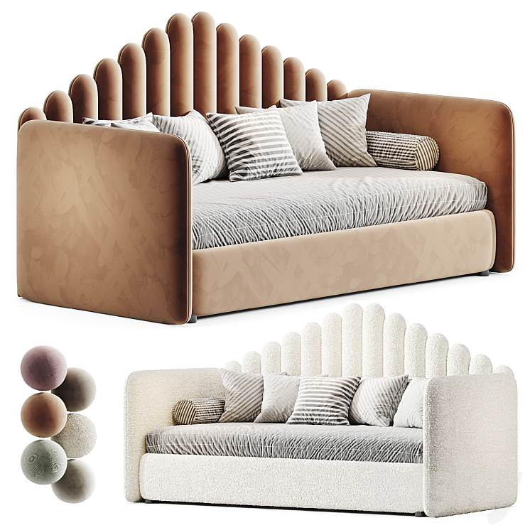 Bed Daybed BLOM From Mamka - Bed - 3D model