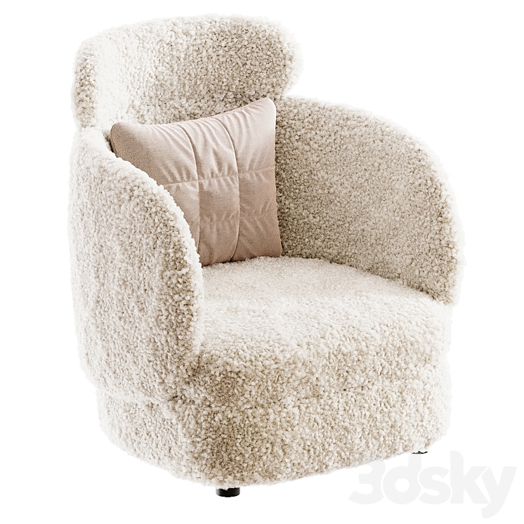 Sobi Armchair By Alf Dafre - Arm chair - 3D model