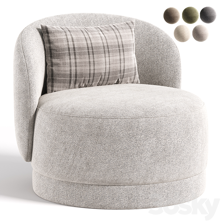 Vesper Armchair - Arm chair - 3D model