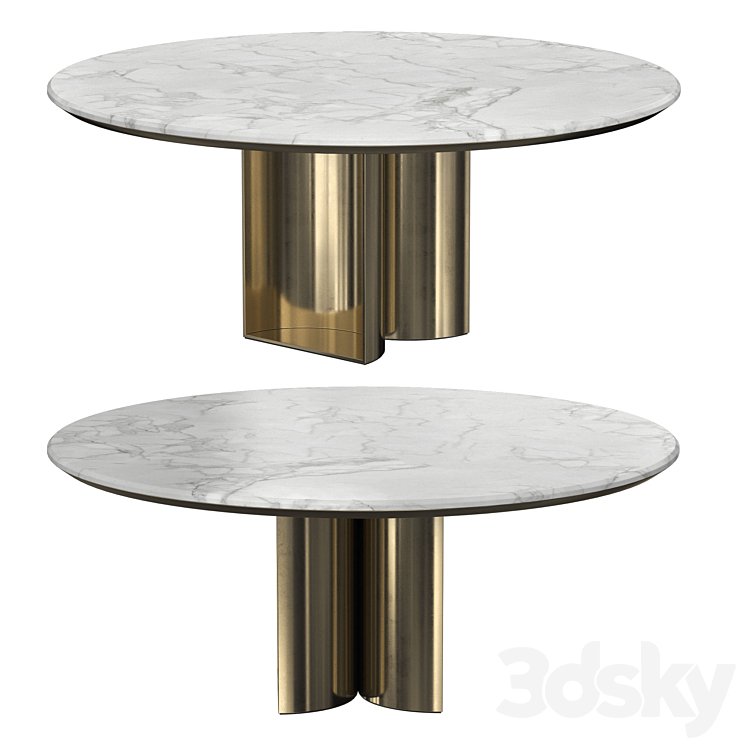 Pavillon table round - Table - 3D model