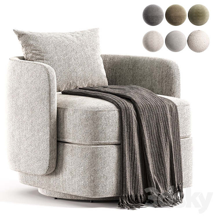Dandy chair by Dantonehome - Arm chair - 3D model