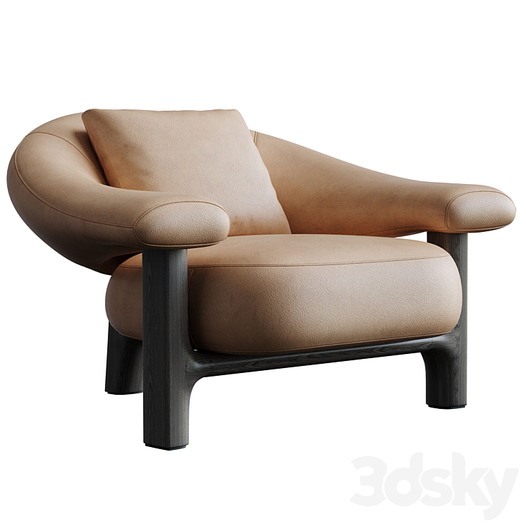 Owen Armchair By Poliform - Arm chair - 3D model