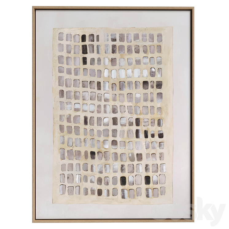 Sandy poster 120x90 - Frame - 3D model