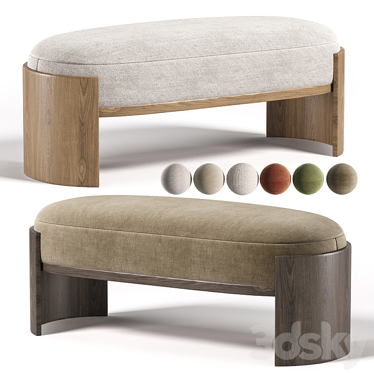 Hug Ottoman By PARLA - Other soft seating - 3D model