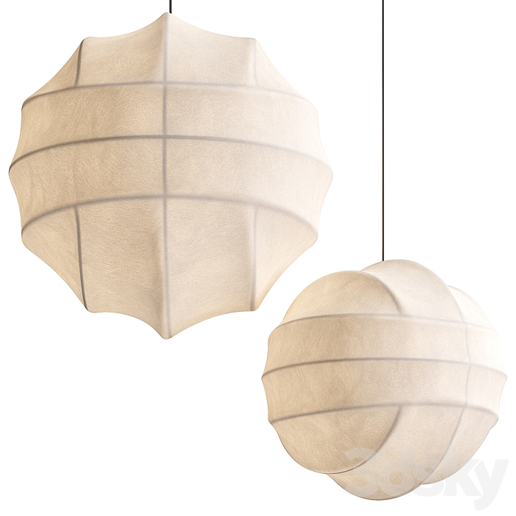 Cotton-Carton-Chandelier - Pendant light - 3D model