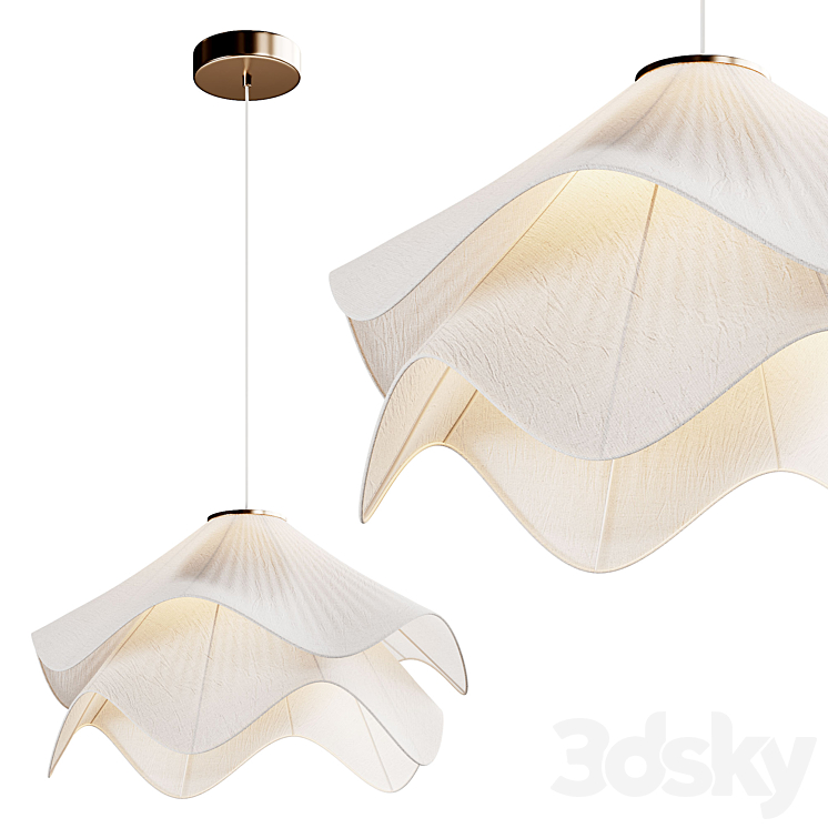 Simple Anna White - Pendant light - 3D model