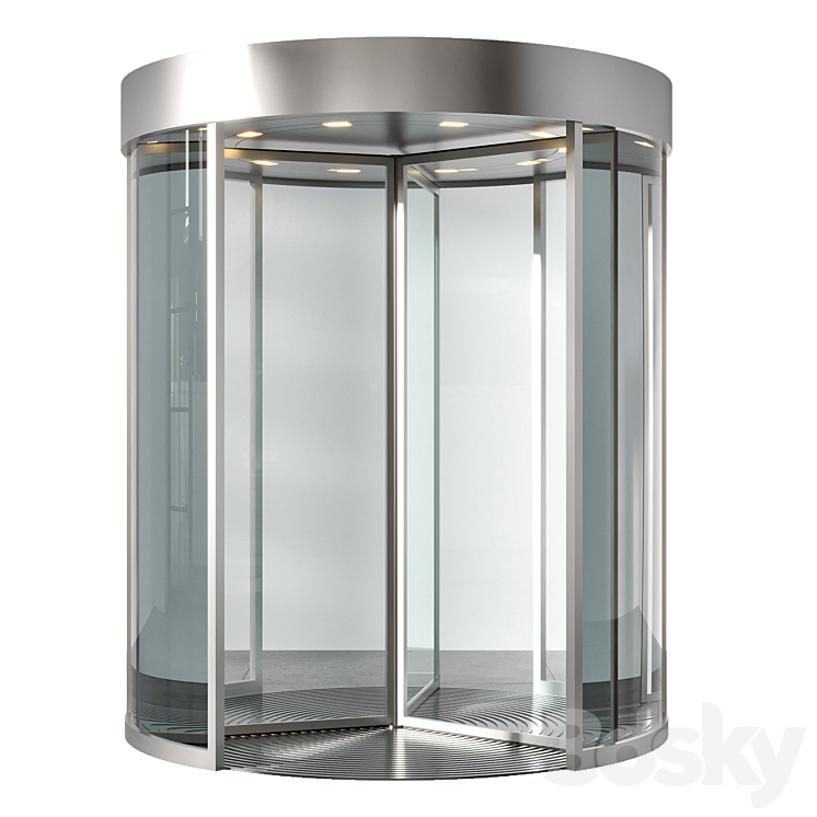 Automatic Revolving Door No. 19 - Miscellaneous - 3D model