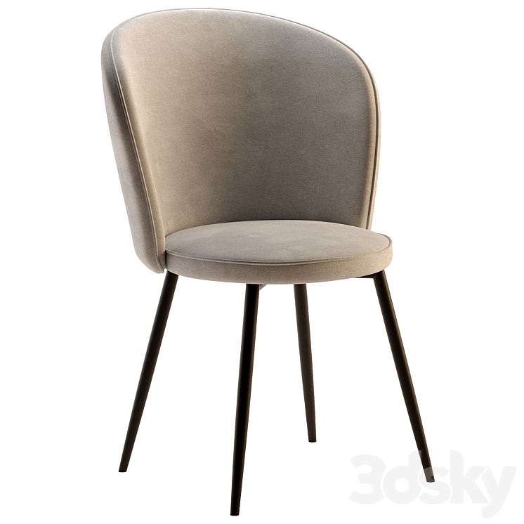 Risskov Dining chair - Table - 3D model