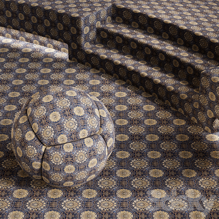Brintons soft pile carpet - Floor coverings - 3D model