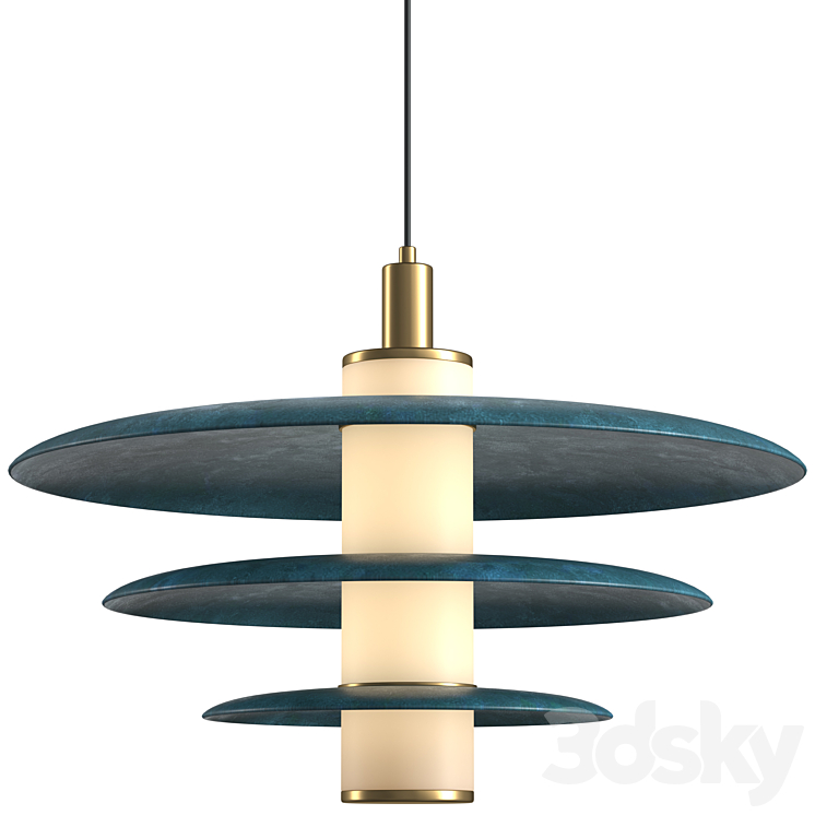 disk pendant lighting - Pendant light - 3D model