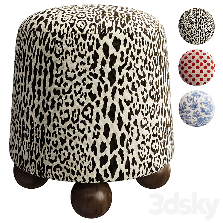 Pouf Toile - Other soft seating - 3D model