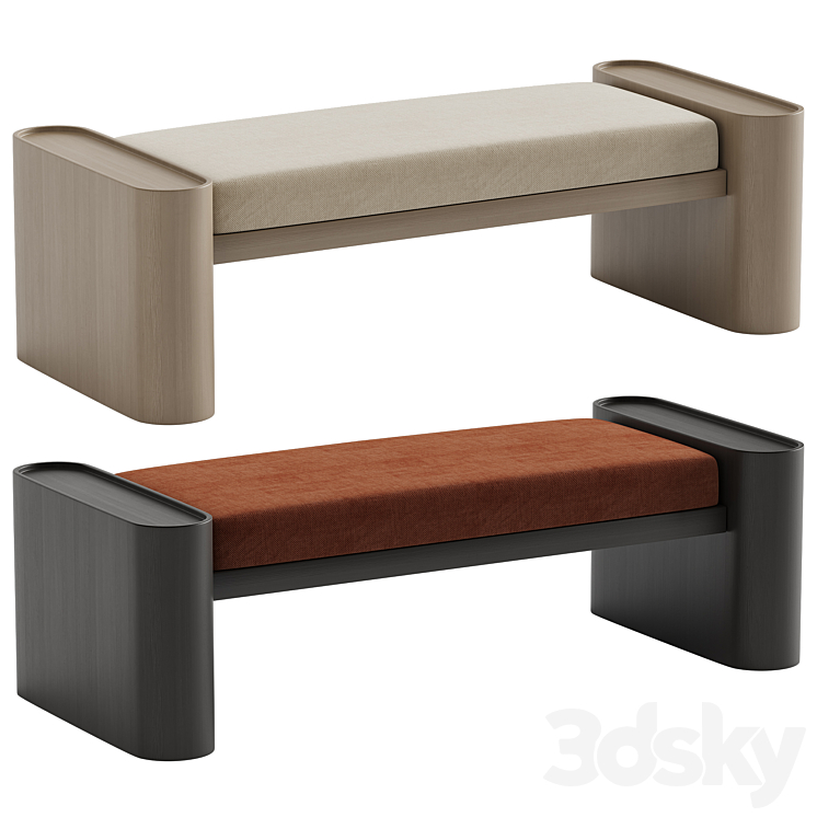Fort Bench - Other soft seating - 3D model