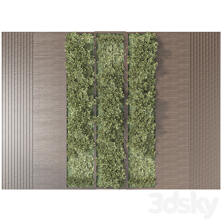 Vertical Garden Set 001 - Indoor - 3D model