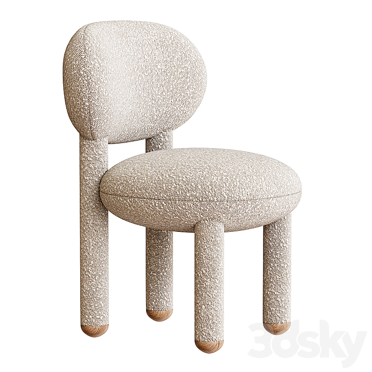 Flock Chair CS1 set - Chair - 3D model