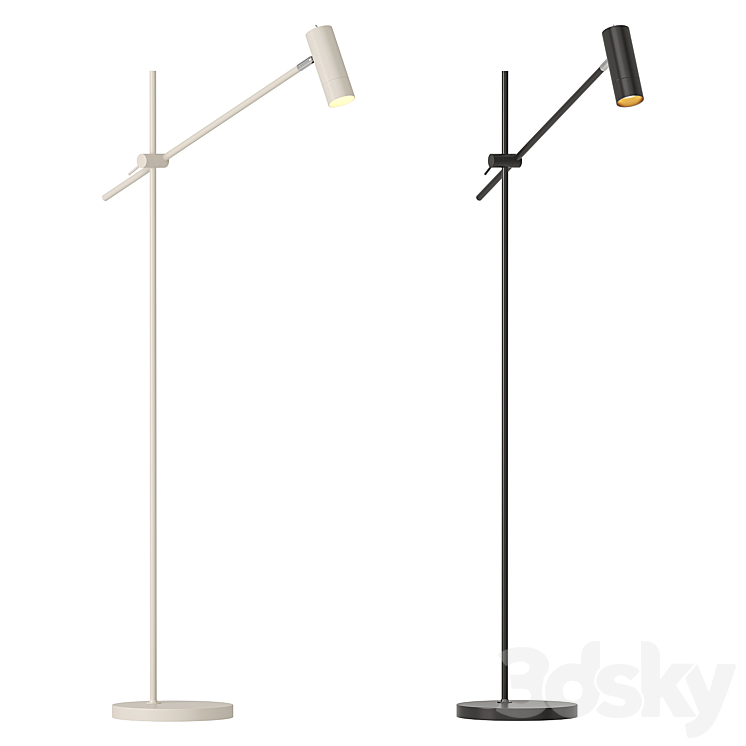 Leeslamp Cassandra - Floor lamp - 3D model