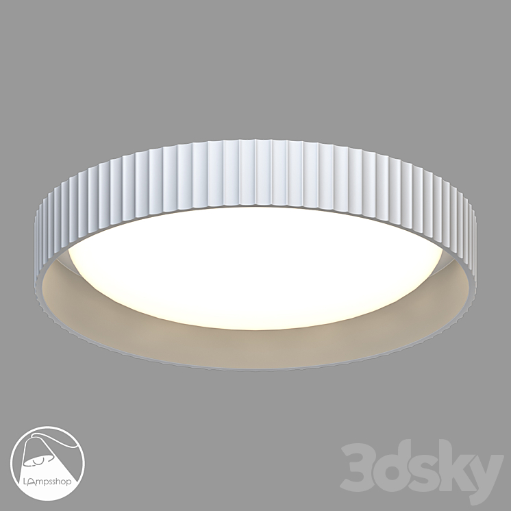 LampsShop.ru PL3318 Chandelier Flat Cot - Ceiling lamp - 3D model