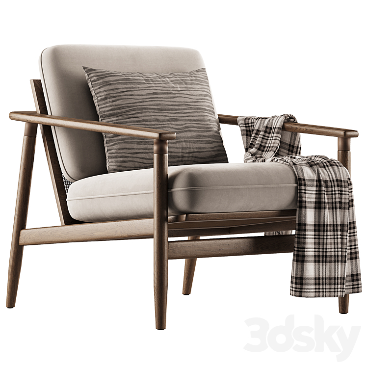 David lounge chair - Arm chair - 3D model