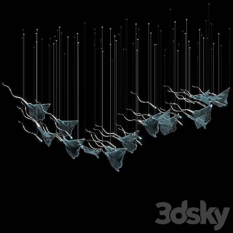 Lighting Composition Vargov®Design - LC0549 - Pendant light - 3D model
