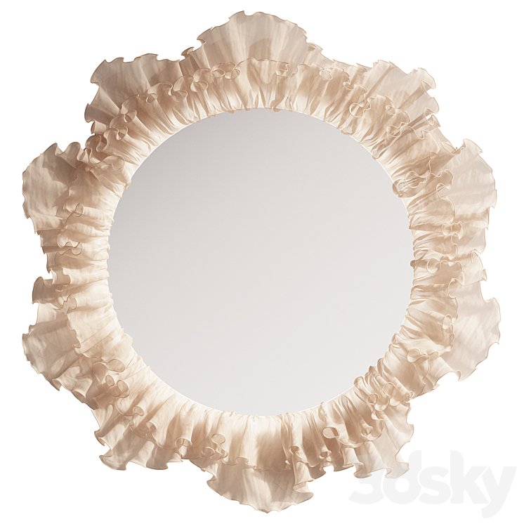 Frill Frame Mirror - Mirror - 3D model