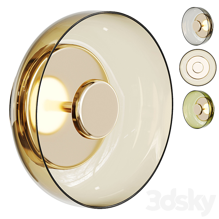 Eclipse Halo Wall Lamp - Wall light - 3D model