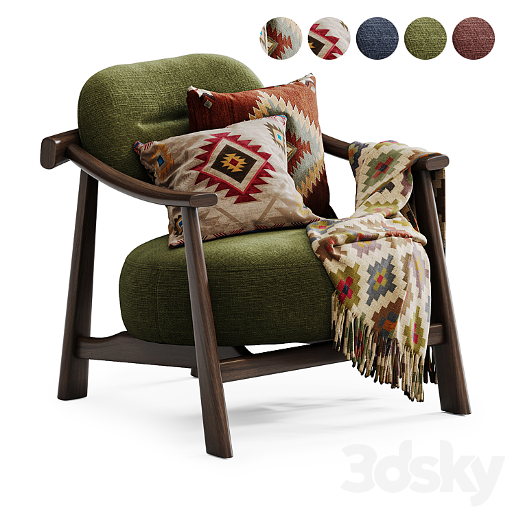 1520 Nimbus Lougne Armchair by Volttoni - Arm chair - 3D model