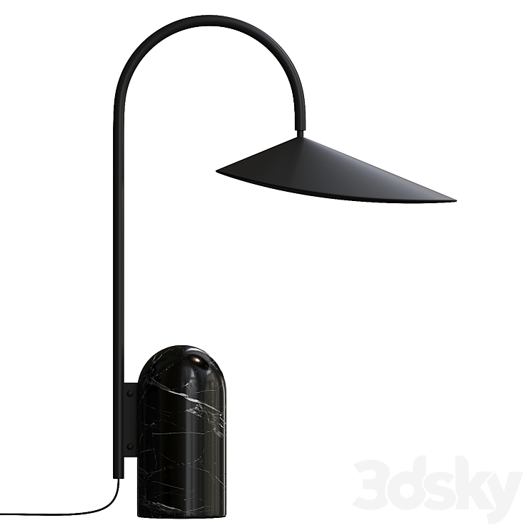 Modern Gooseneck Table Lamp - Table lamp - 3D model