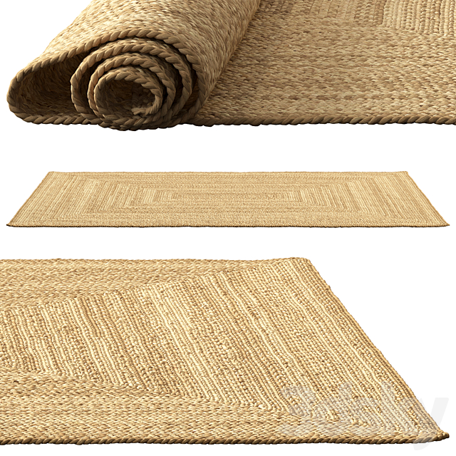 Jute rugs - 3D Models Collection