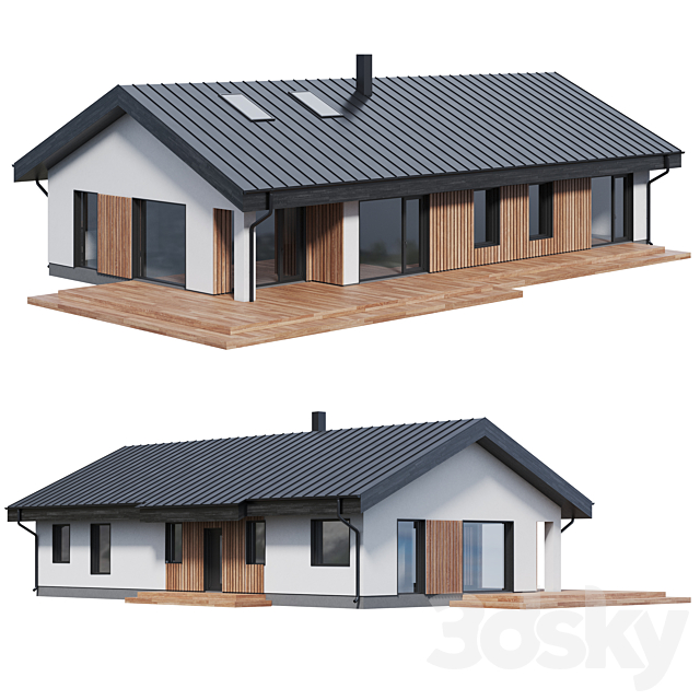 Modern house - 3D Models Collection